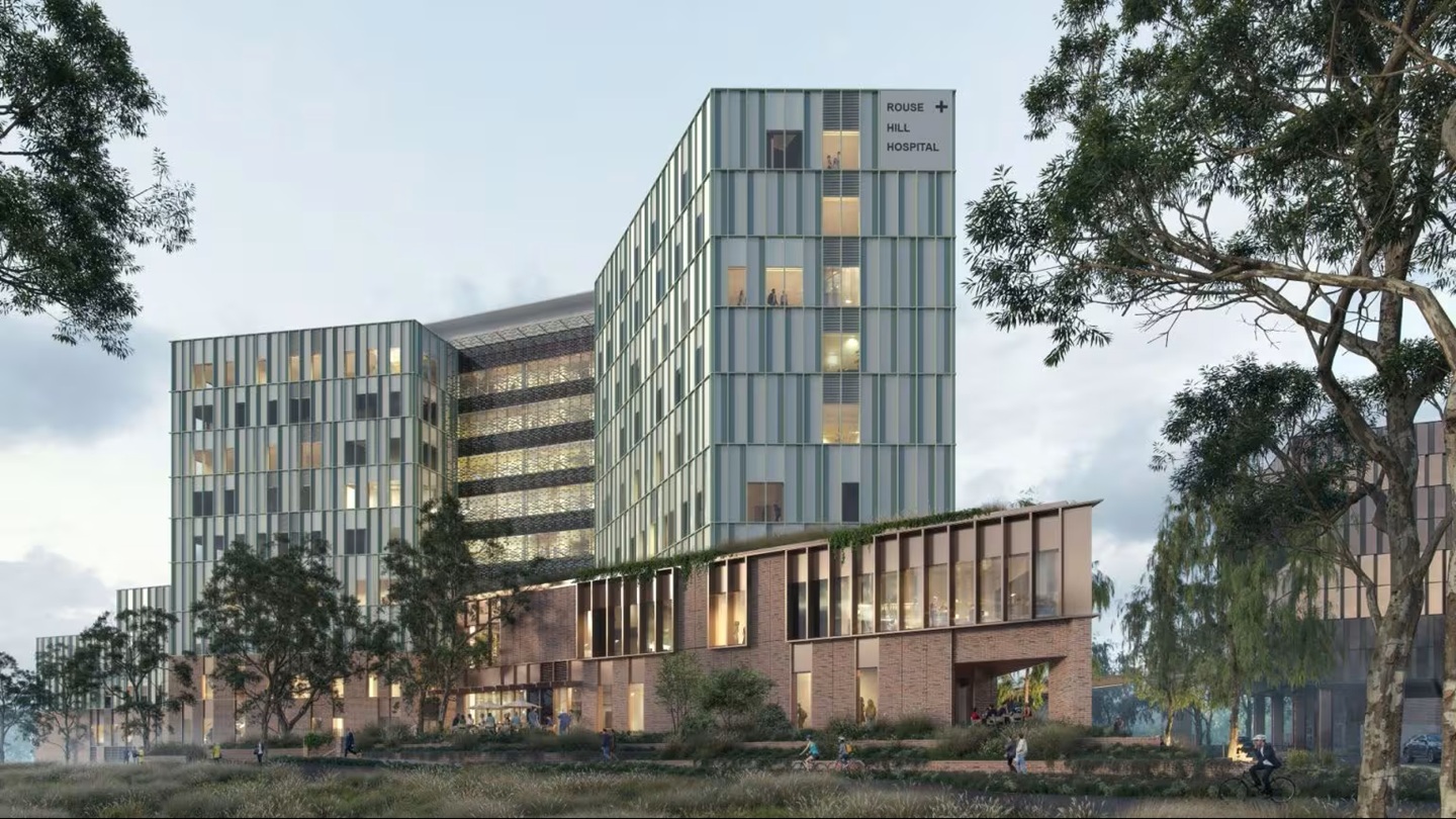 NSW Government reveals new A$910m Rouse Hill Hospital designs