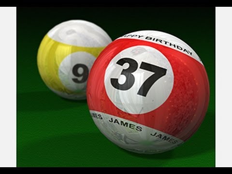 Photoshop CS6 extended tutorial: 3D - how to make 3D billiard balls ...