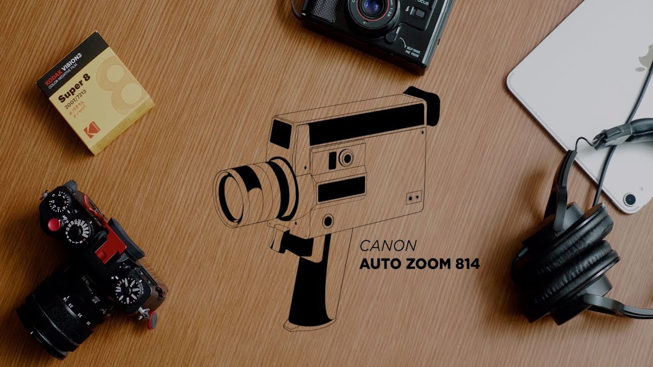 Loading Kodak Super 8 film into a Canon 814 ASMR