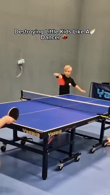 Taking on Little Kids at Ping Pong With Pro-Level Moves