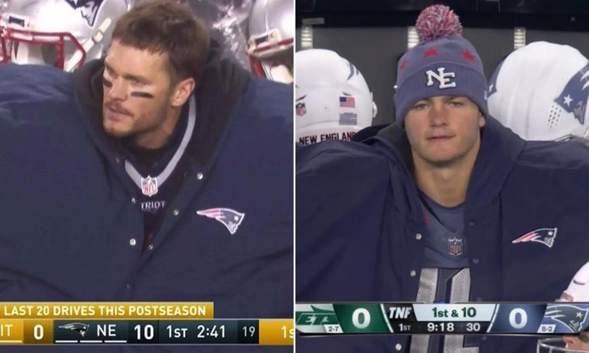 Eagle-eyed NFL fans spot Drake Maye's eerie resemblance to Tom Brady in ...