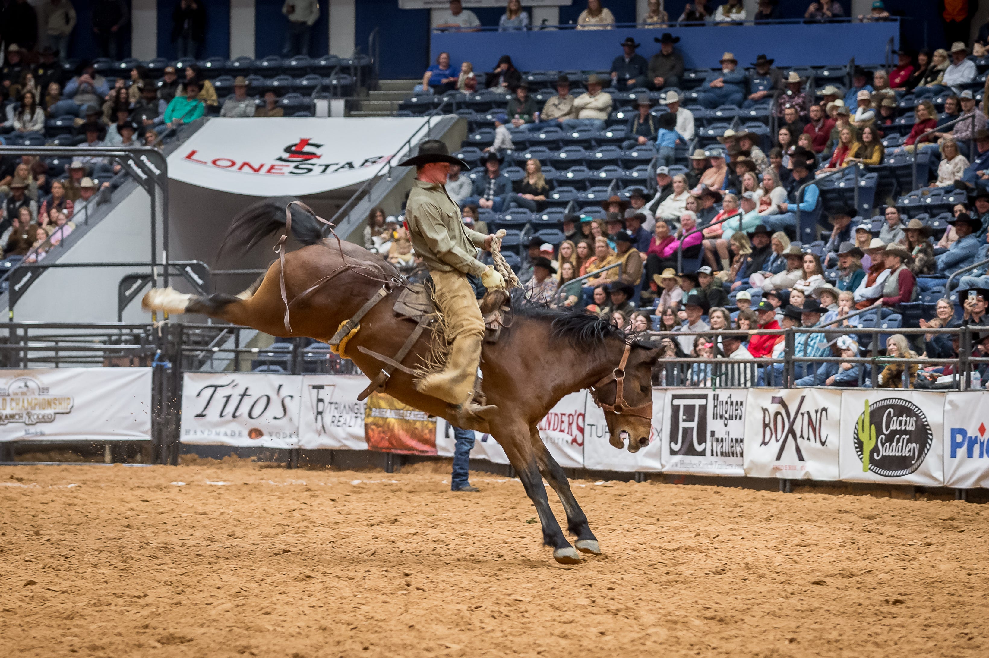Photos capture WRCA action at Amarillo Civic Center arena