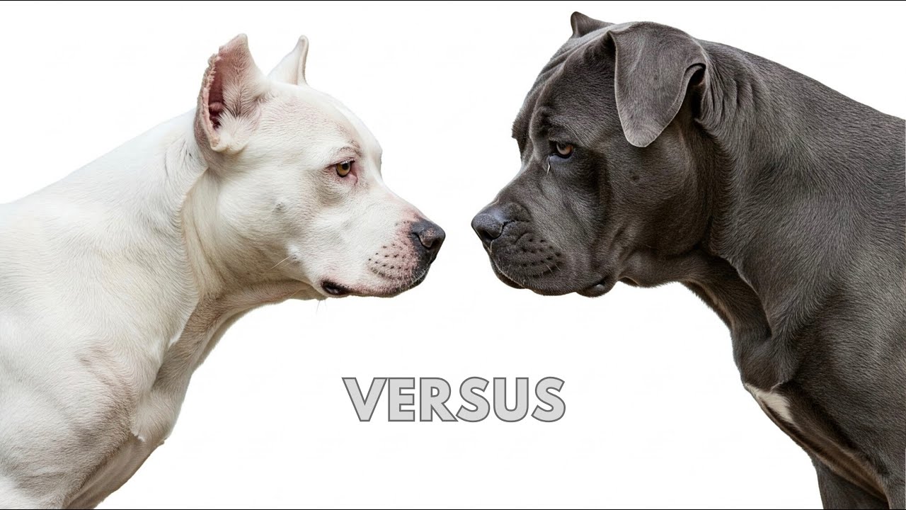The ultimate showdown: Dogo Argentino vs Cane Corso