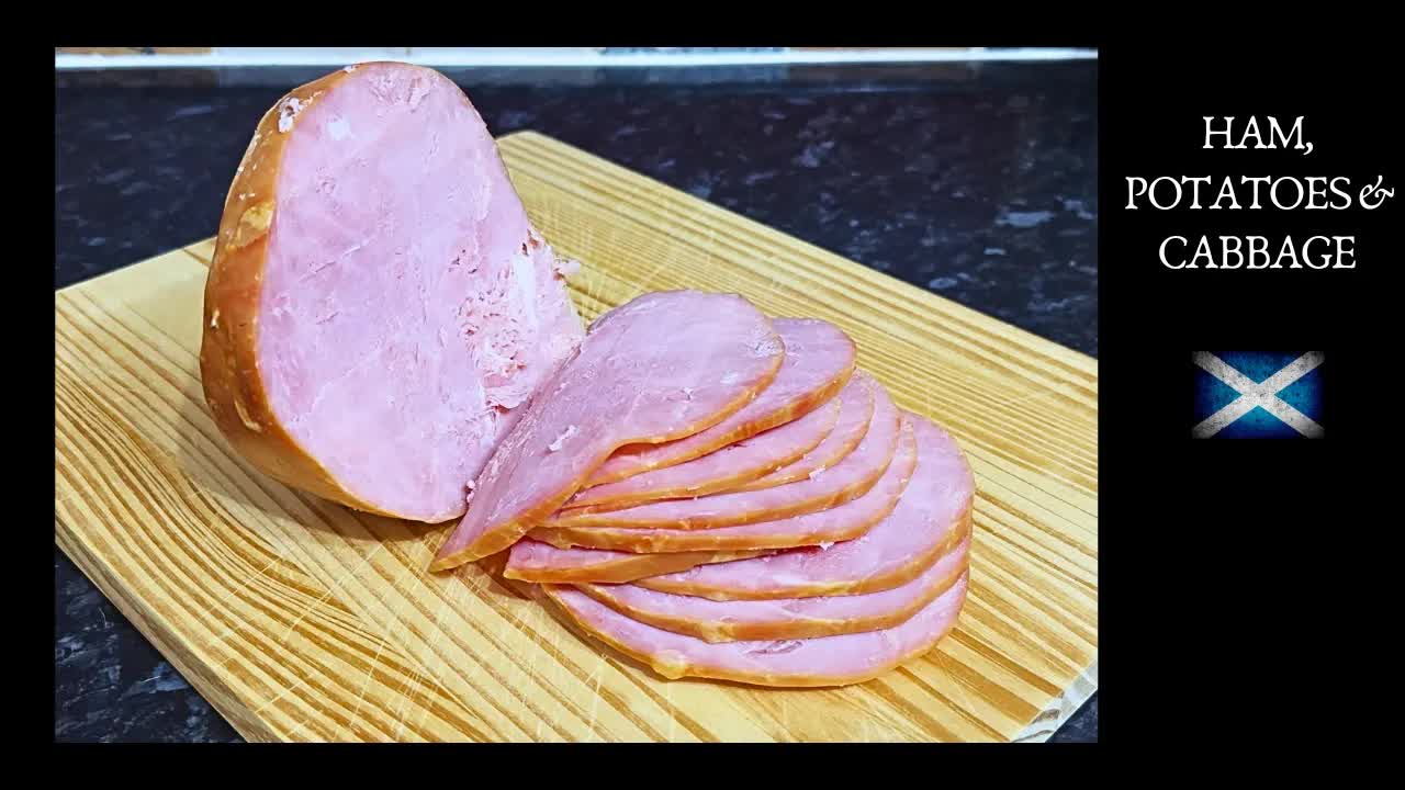 Ham, cabbage & potatoes | Slow Cooker Gammon Ham Recipe
