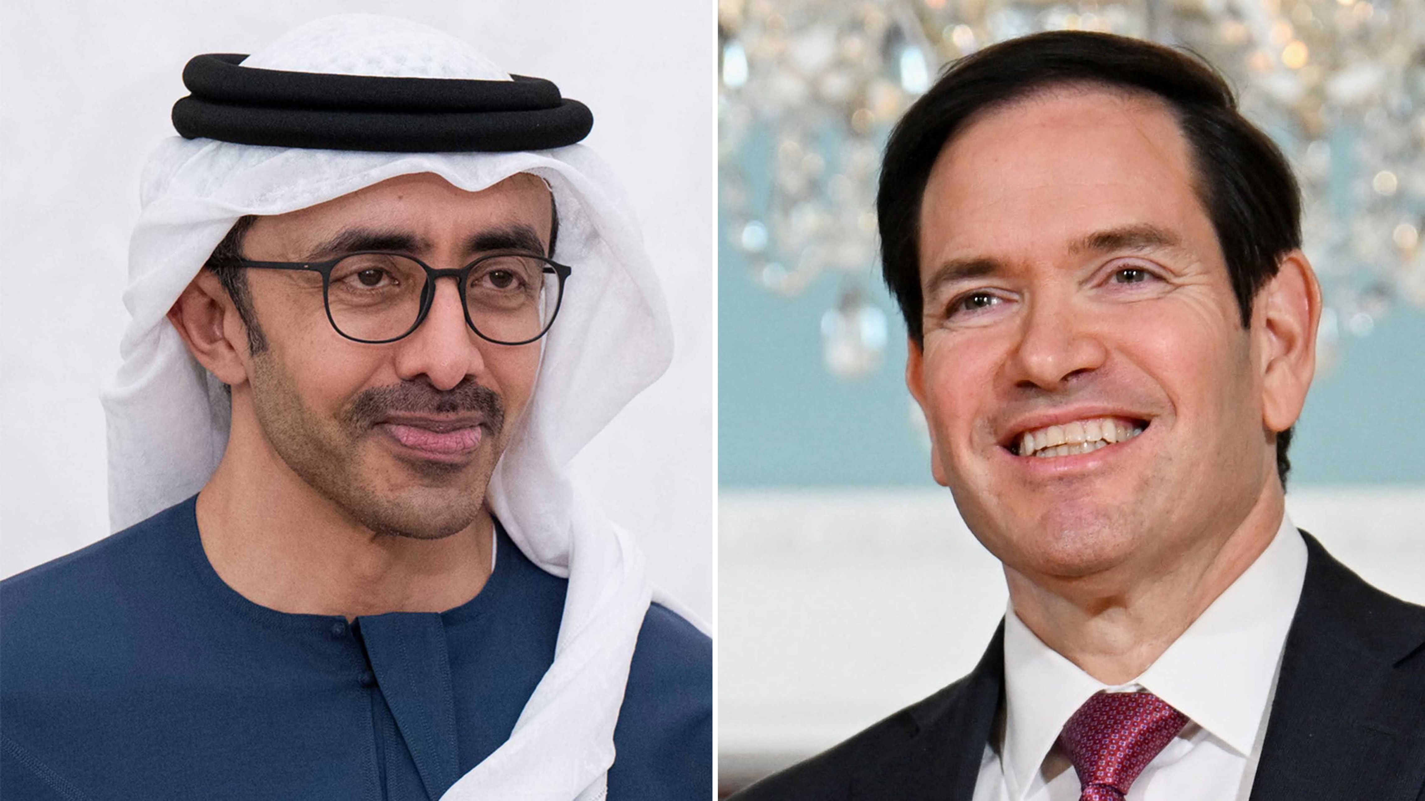 Sheikh Abdullah bin Zayed and US Secretary of State Rubio urge Sudan ...
