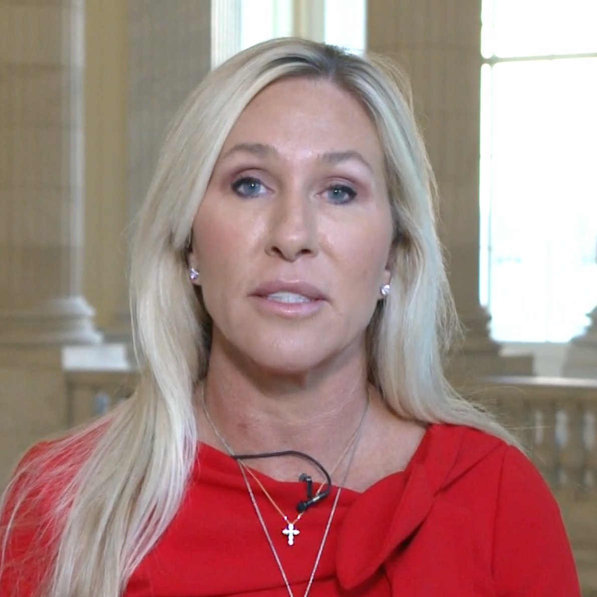 Marjorie Taylor Greene says "I don't see political party lines" on ...