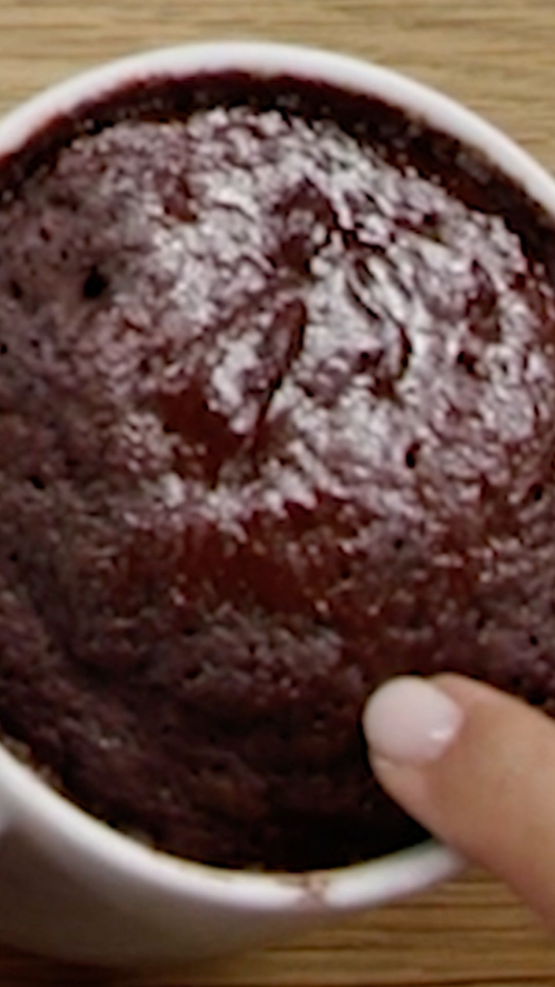 Making a Perfect Chocolate Microwave Mug Cake