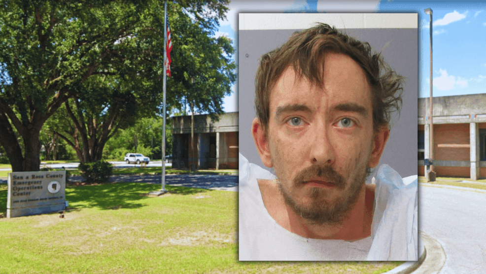 Report: Man damaged property at Santa Rosa County EOC building, stomped ...