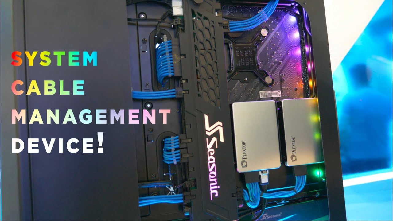Seasonic booth at Computex 2018 - RGB madness!