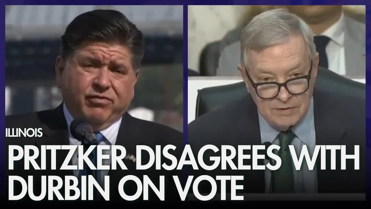 Pritzker disagrees with Durbin on vote to end shutdown