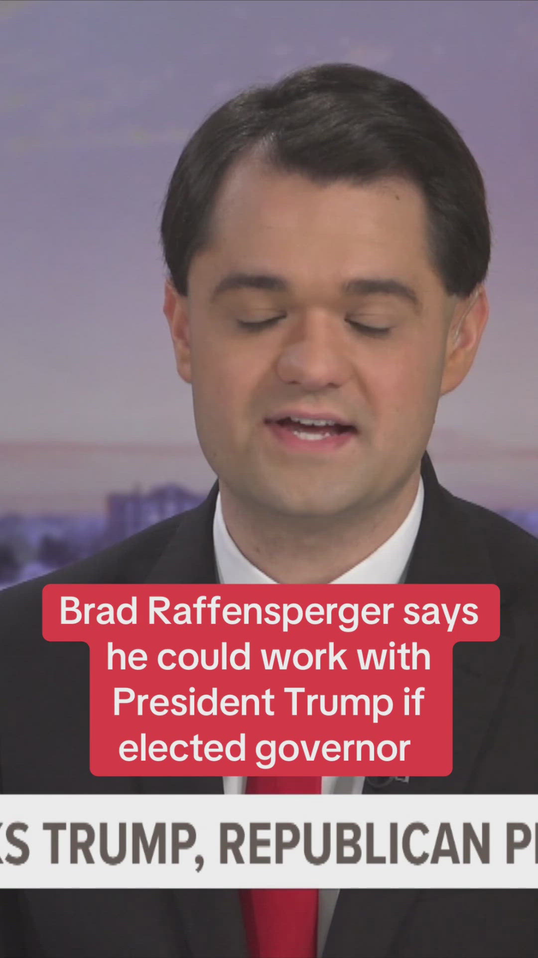 Brad Raffensperger says he’d work with Trump if elected governor