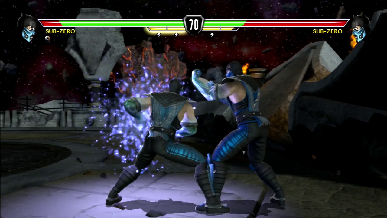 MK vs DC battles Sub Zero vs Sub Zero