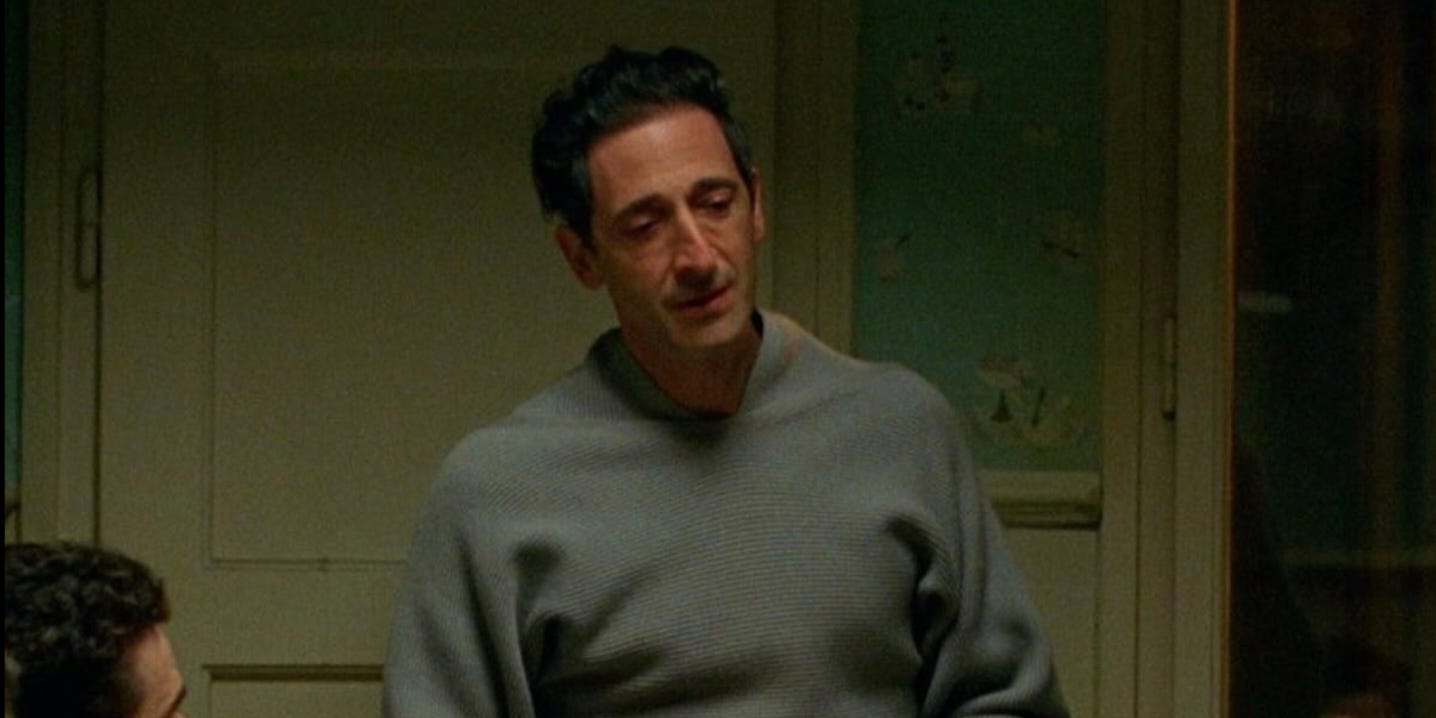 You Can Now Buy Adrien Brody's Beautiful 'The Brutalist' Jumper. We ...