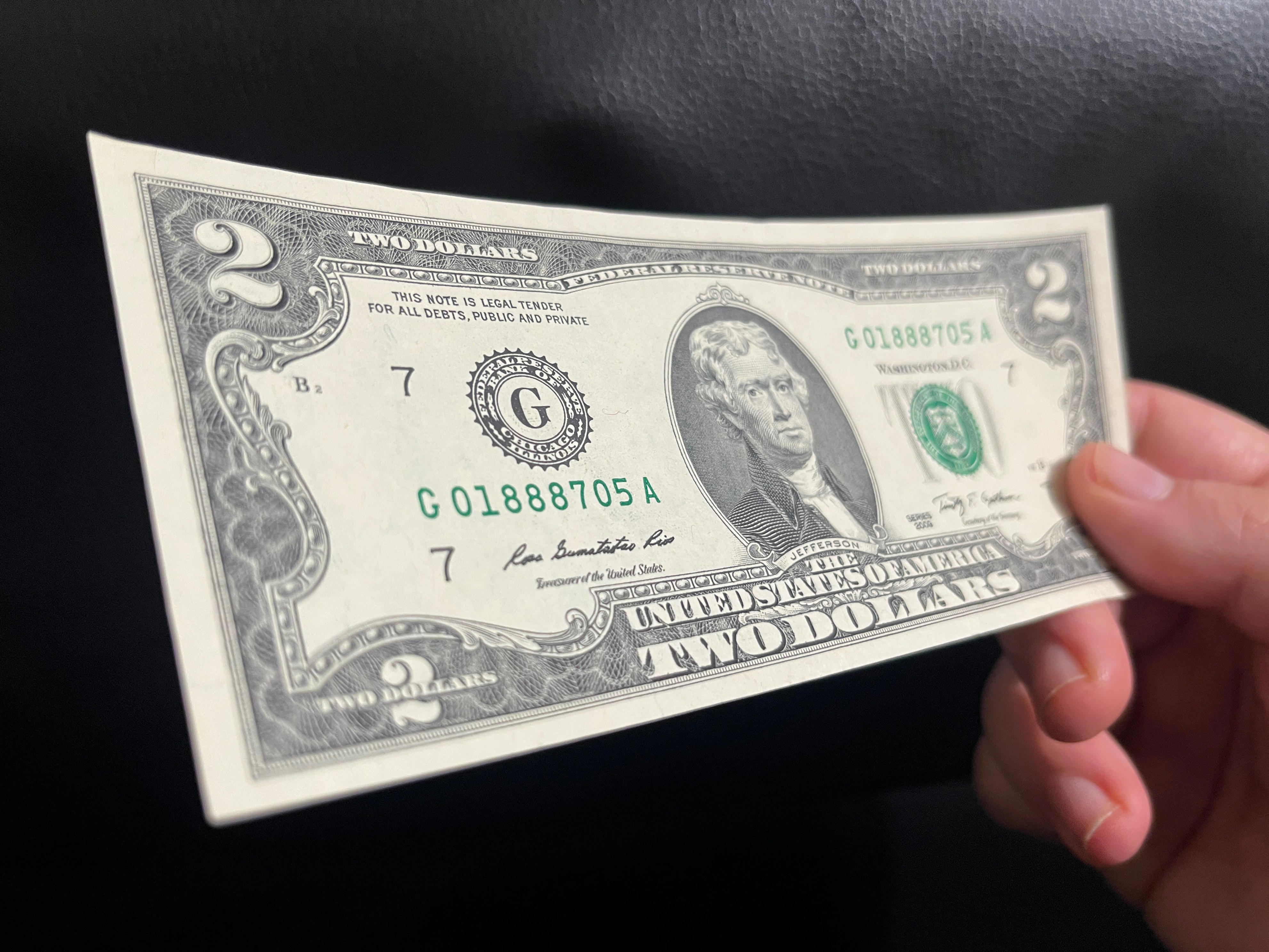 Need extra money? Newer $2 bills may have significant value