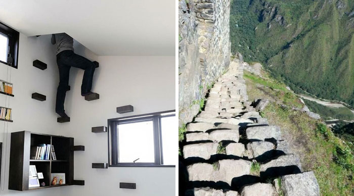 50 Of The Most Poorly-Designed Staircases That May Leave You Awestruck ...
