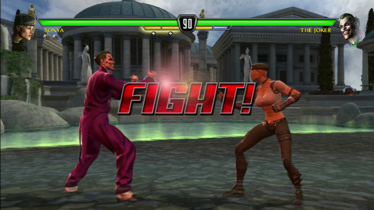 MK vs DC battles Sonya vs The Joker