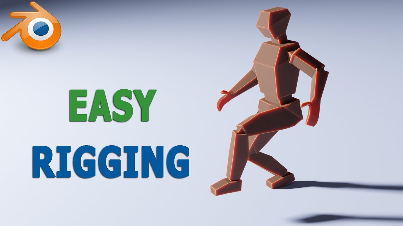 Very easy rigging a character in Blender #oe302