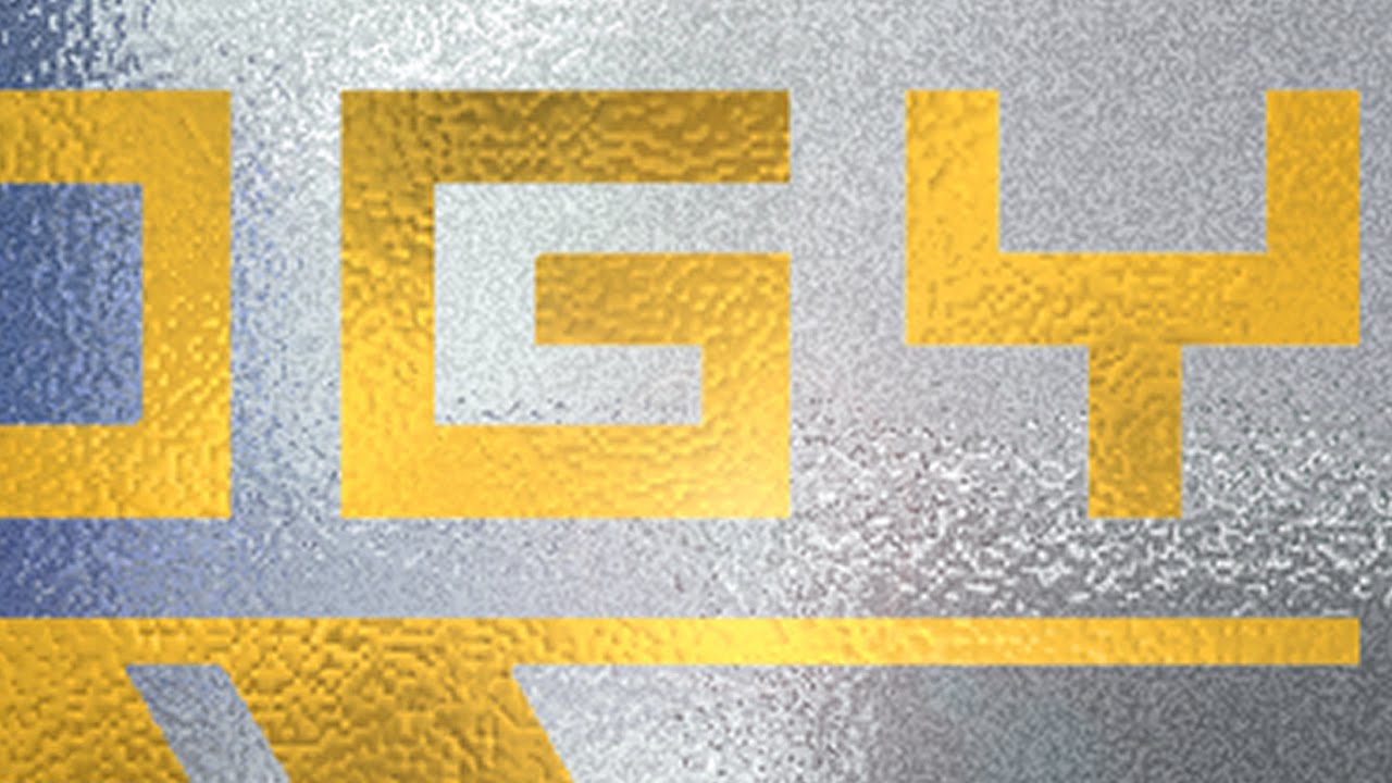 Photoshop tutorial: How to create a gold-leaf logo on frosted glass