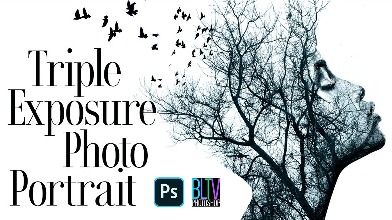 Photoshop: Create a powerful, triple exposure photo portrait!