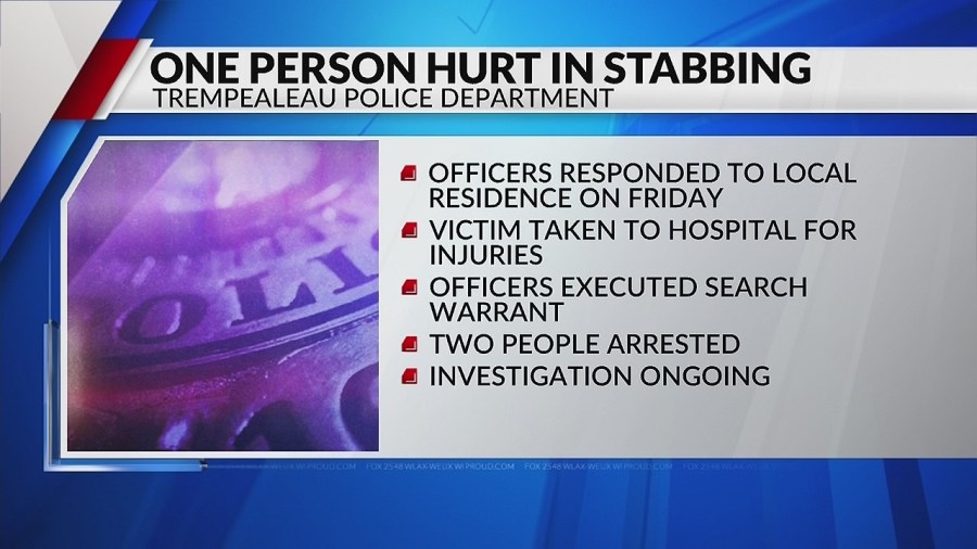 One person injured, and two arrested, in connection with stabbing in ...