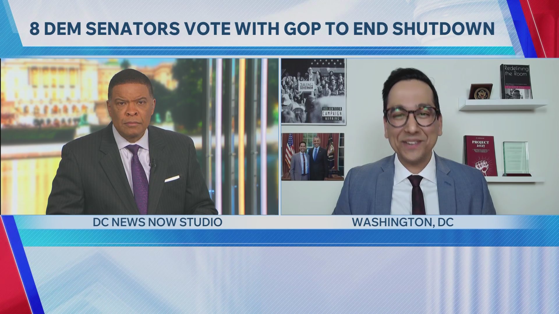Reaction: 8 Democratic Senators vote with GOP to end shutdown