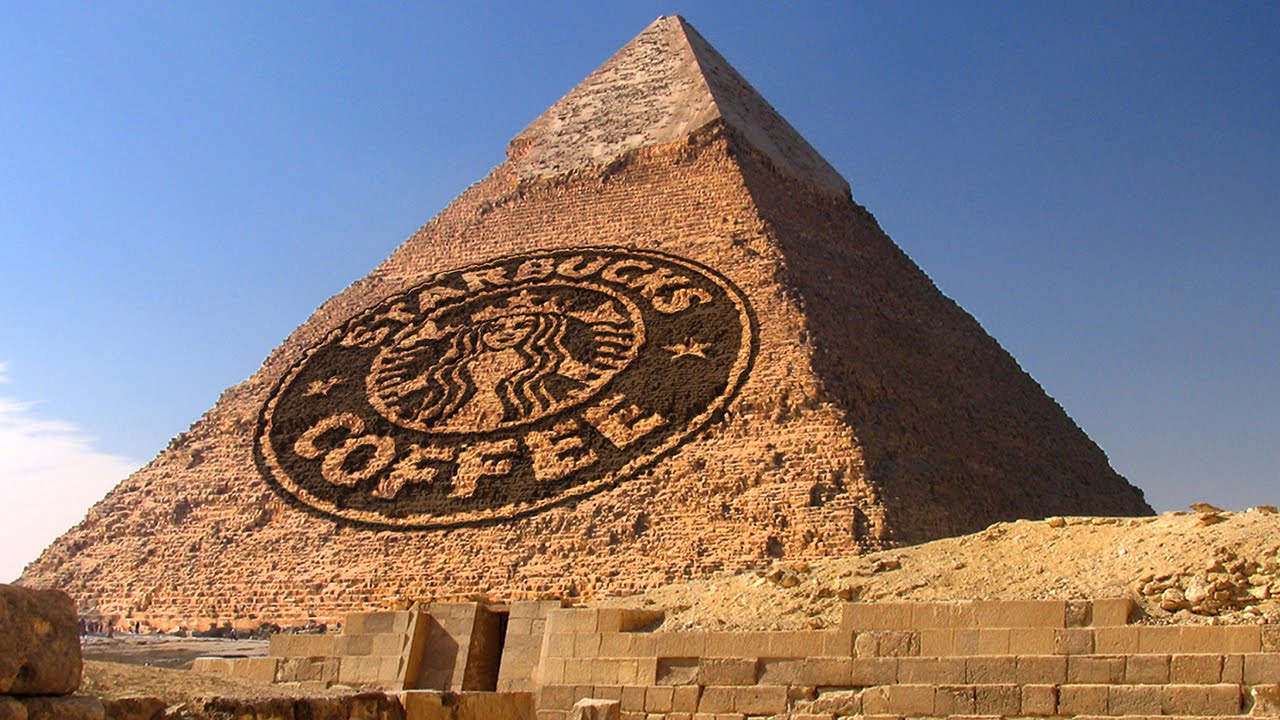 Photoshop tutorial: Carve text and graphics into an ancient pyramid