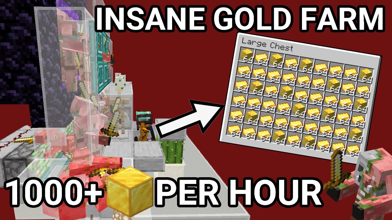 (Old version) Minecraft insane gold XP farm tutorial - 145,000+ items ...