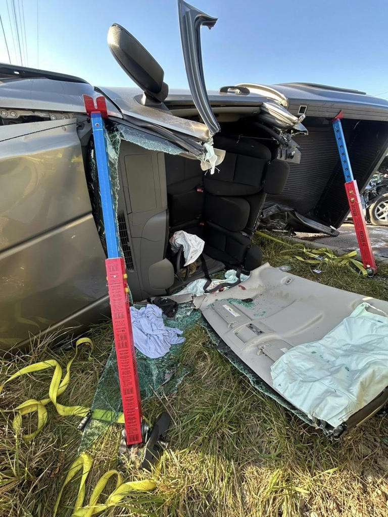 Serious crash requires person cut out of truck in Muncie