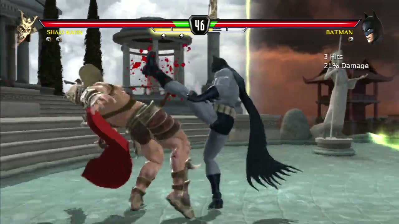 MK vs DC battles - Shao Kahn vs Batman