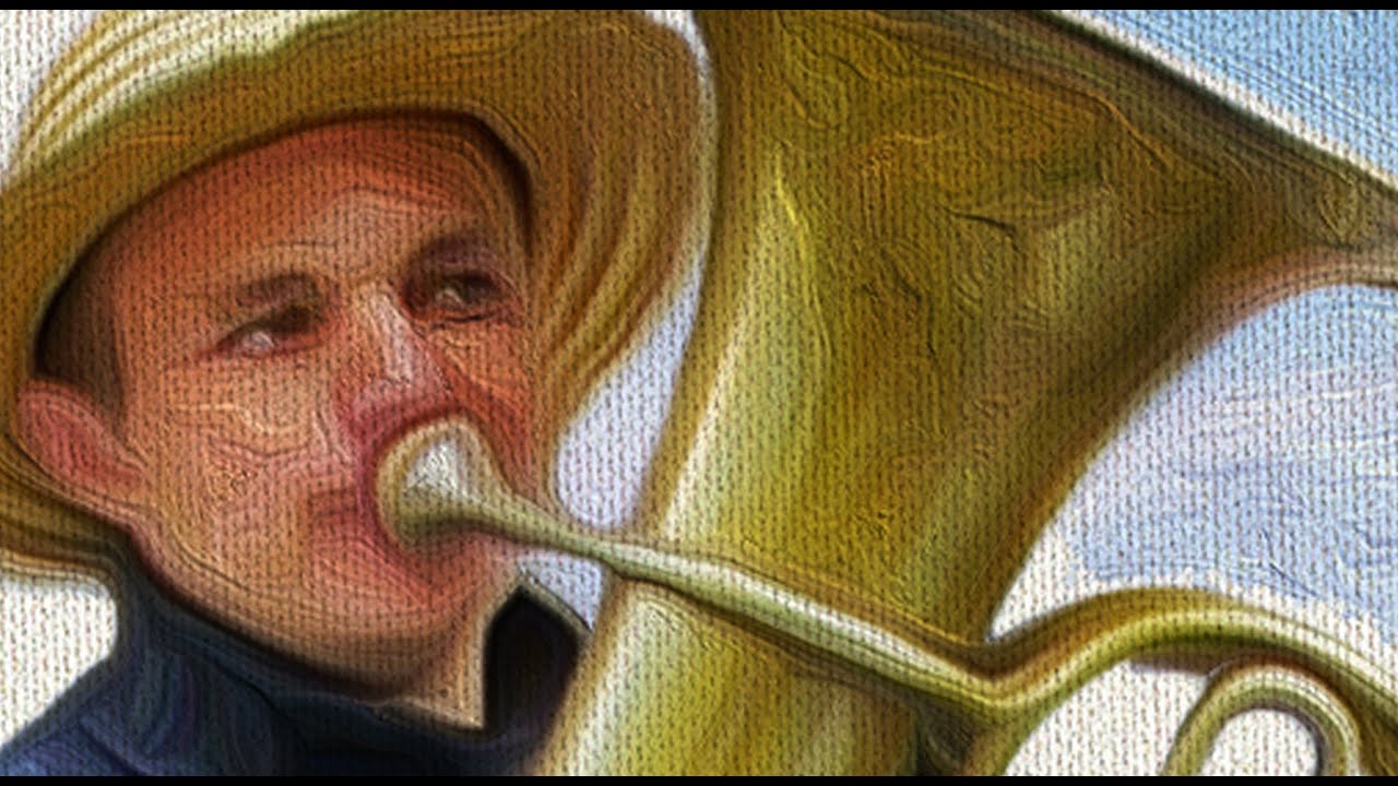 Photoshop tutorial: How to make a photo look like an unfinished oil ...