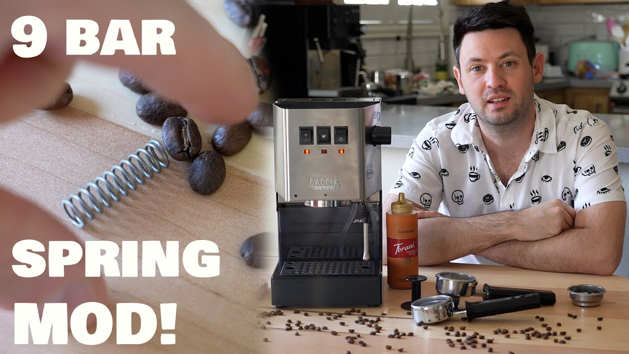 How to install 9 bar spring mod for Gaggia Classic Pro