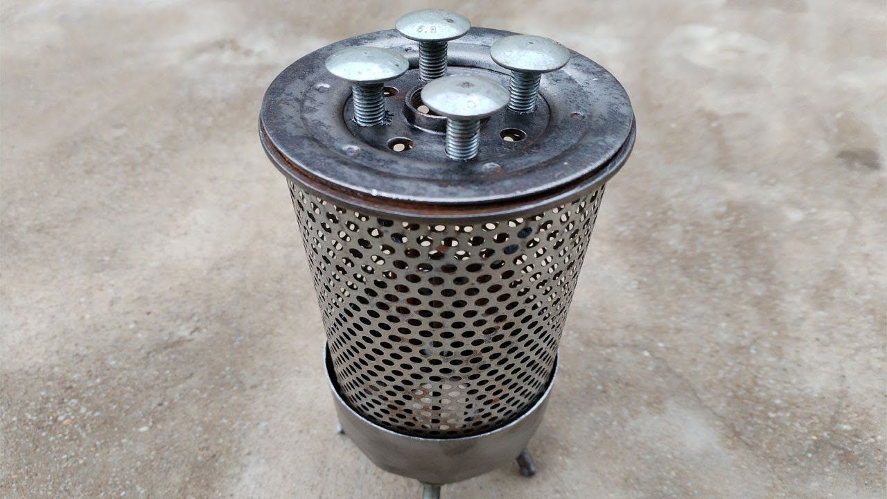 Amazing mini wood stove and heater at home