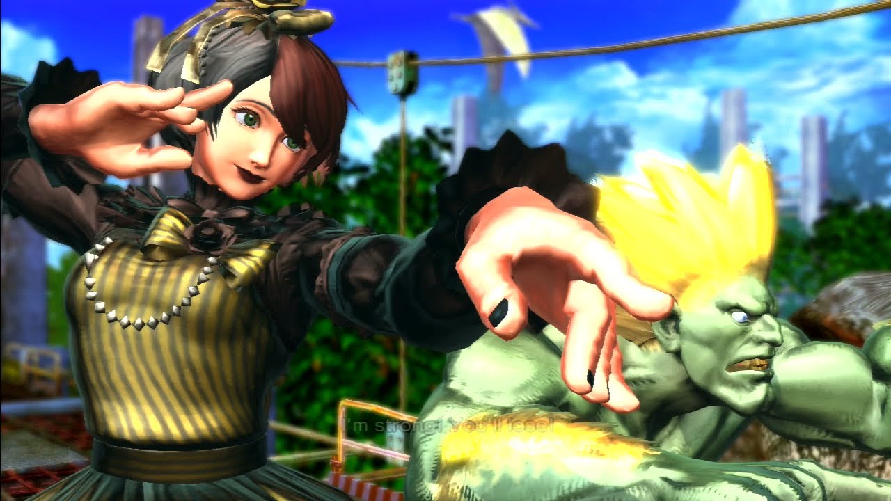 Street Fighter X Tekken Alisa and Blanka (Team Shocky Shocky Robo!)
