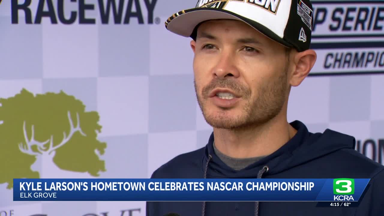 Elk Grove celebrates Kyle Larson