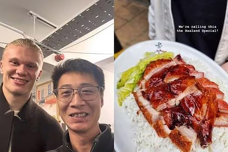 The Haaland Special! Resto Chinese Food di Manchester Bikin Menu Baru ...