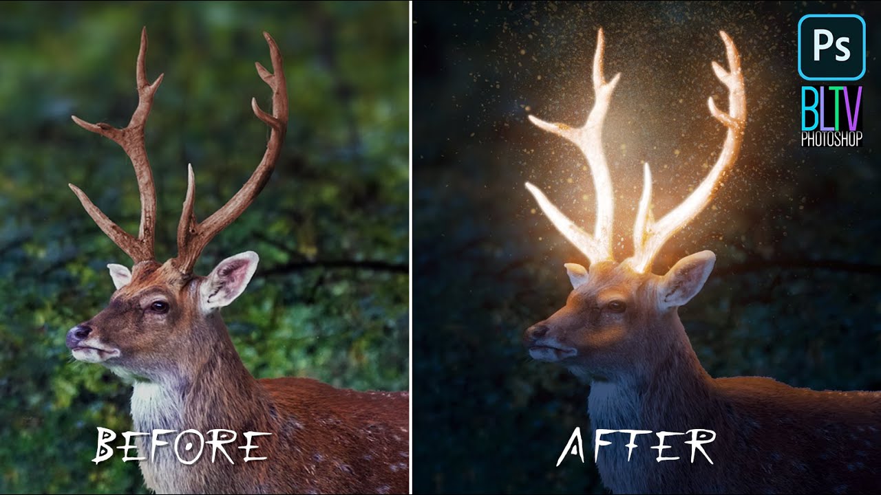 Photoshop: How to Create a Mystical, GLOW Effect on a PHOTO.