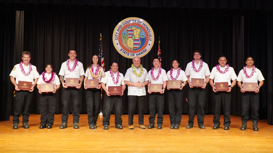 Mayor honors EMS heroes for Aliamanu fireworks tragedy