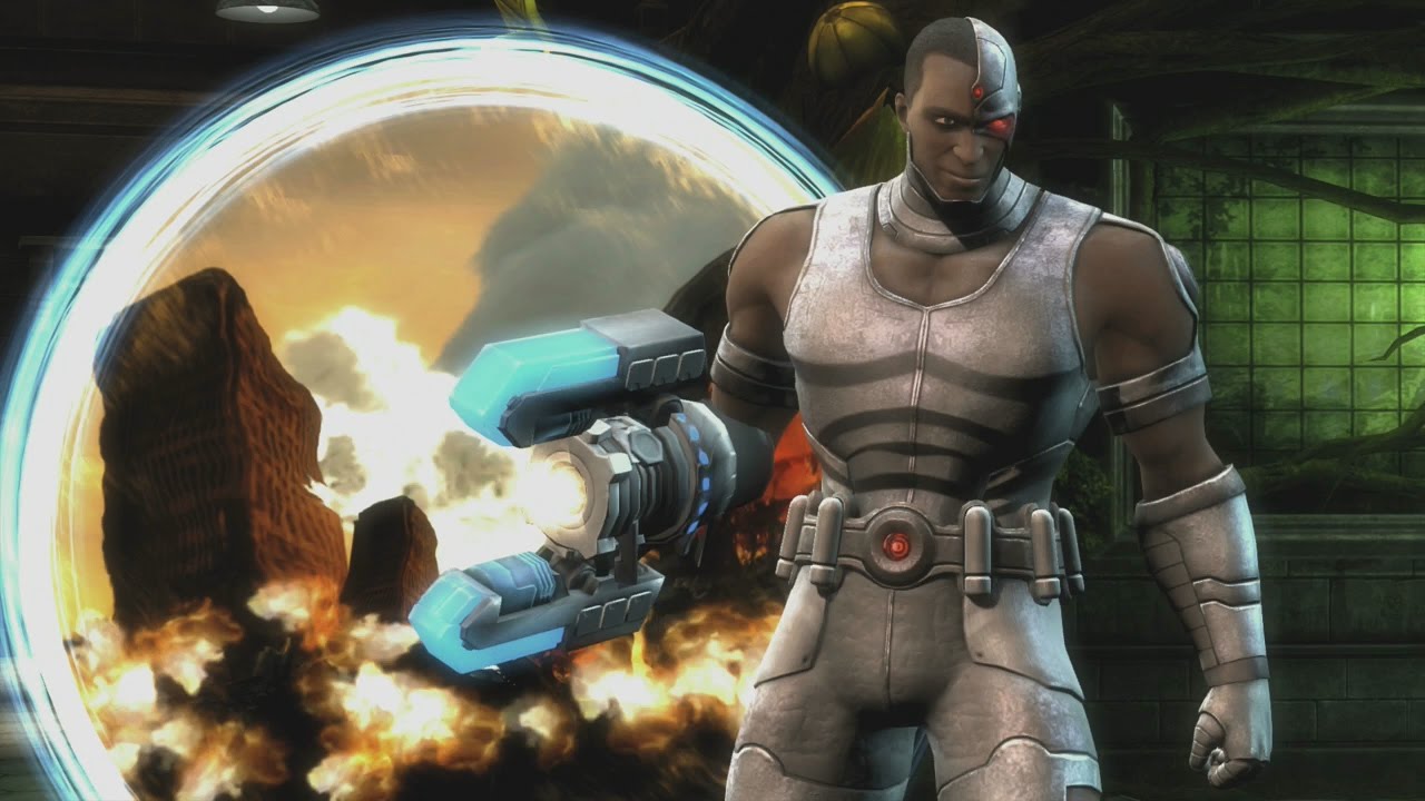 Injustice Gods Among Us classic battle - Cyborg Teen Titans