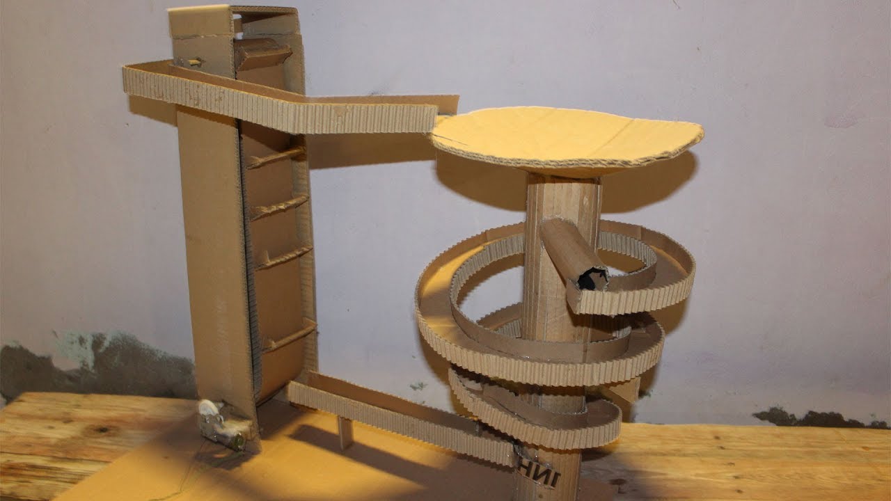 How to Make a Marble Machine From Cardboard