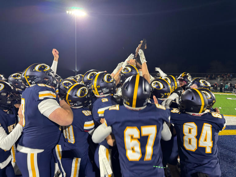 Four downs from DeWitt football's regional final rout of Fenton