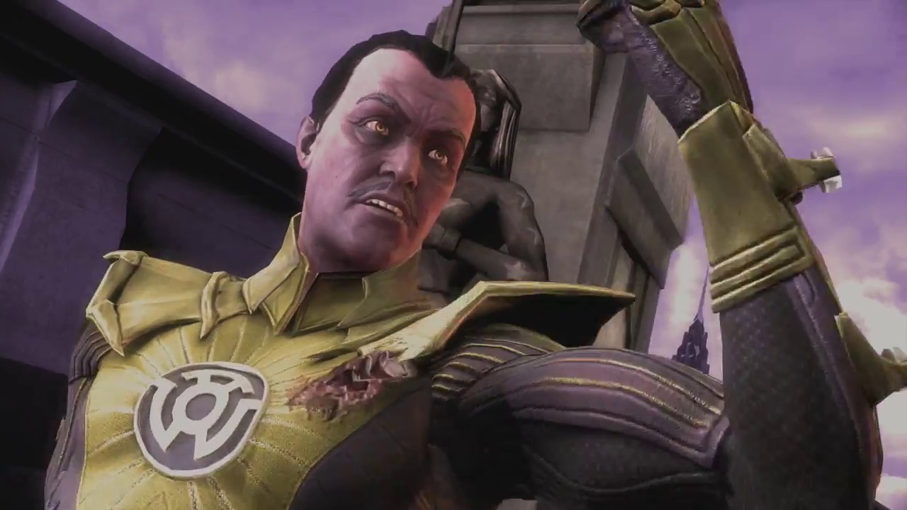 Injustice Gods Among Us classic battle - Sinestro