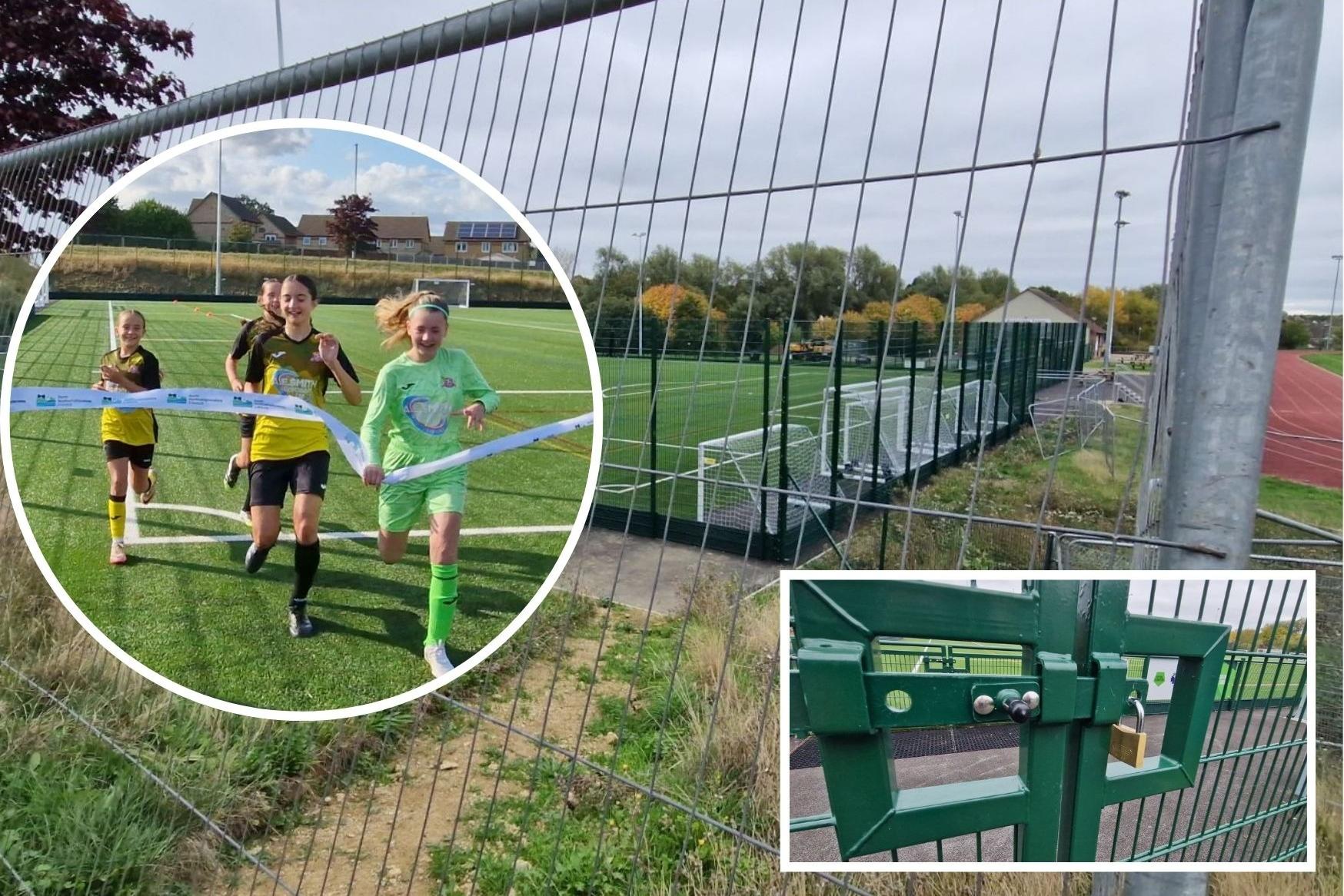 New £1m 3G football pitch in Kettering set to open three months late