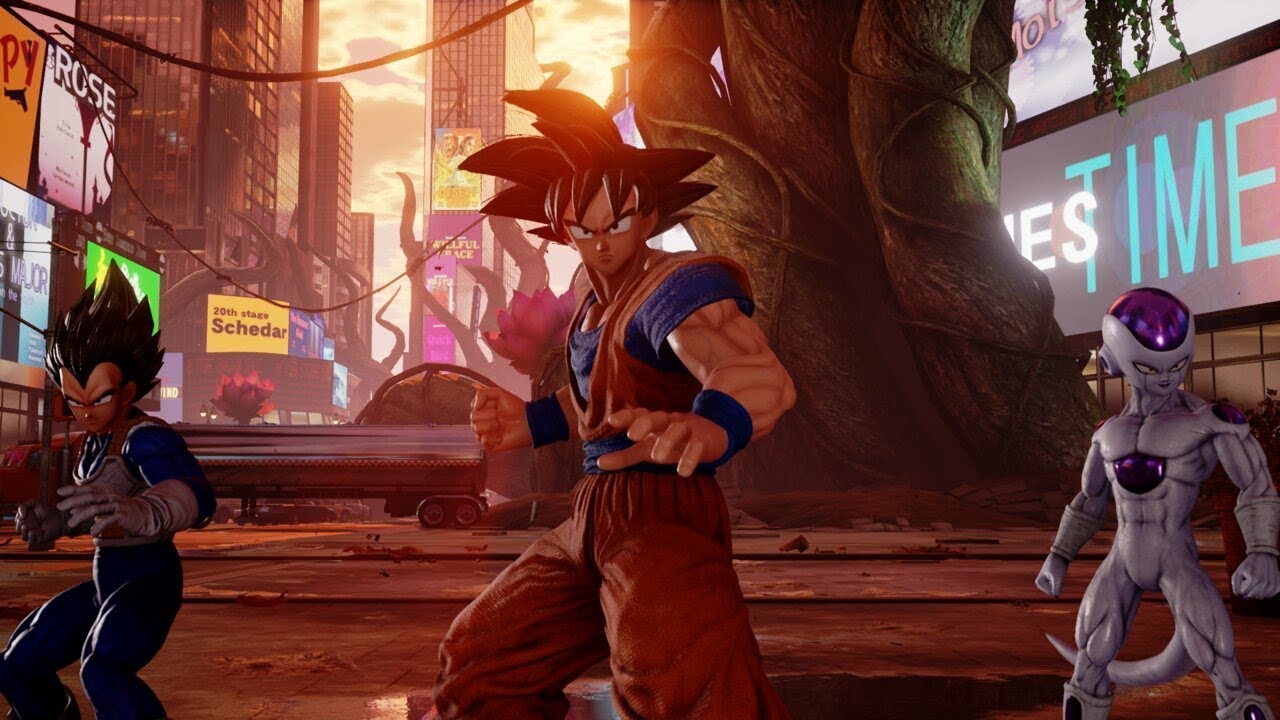 Jump Force online match - Team Dragonball vs Team Ninja Pirates