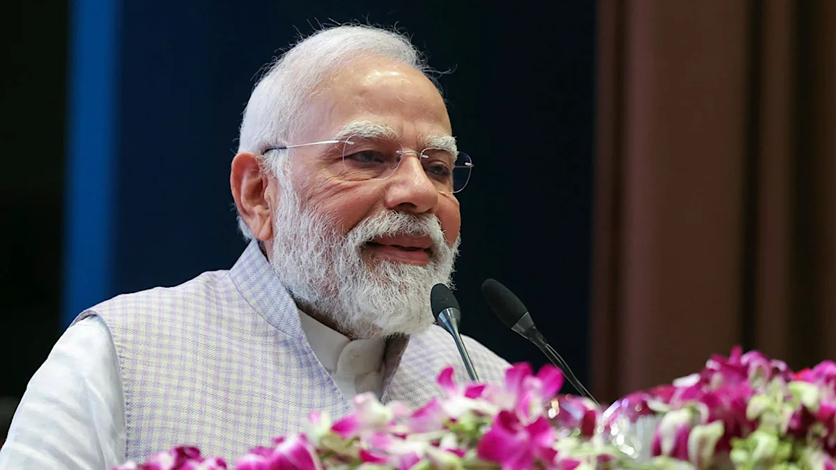 PM Modi reviews bullet train progress in Surat