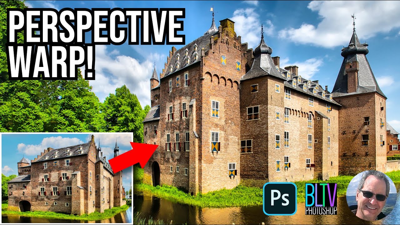 Photoshop: PERSPECTIVE WARP! How to change the perspective of objects ...