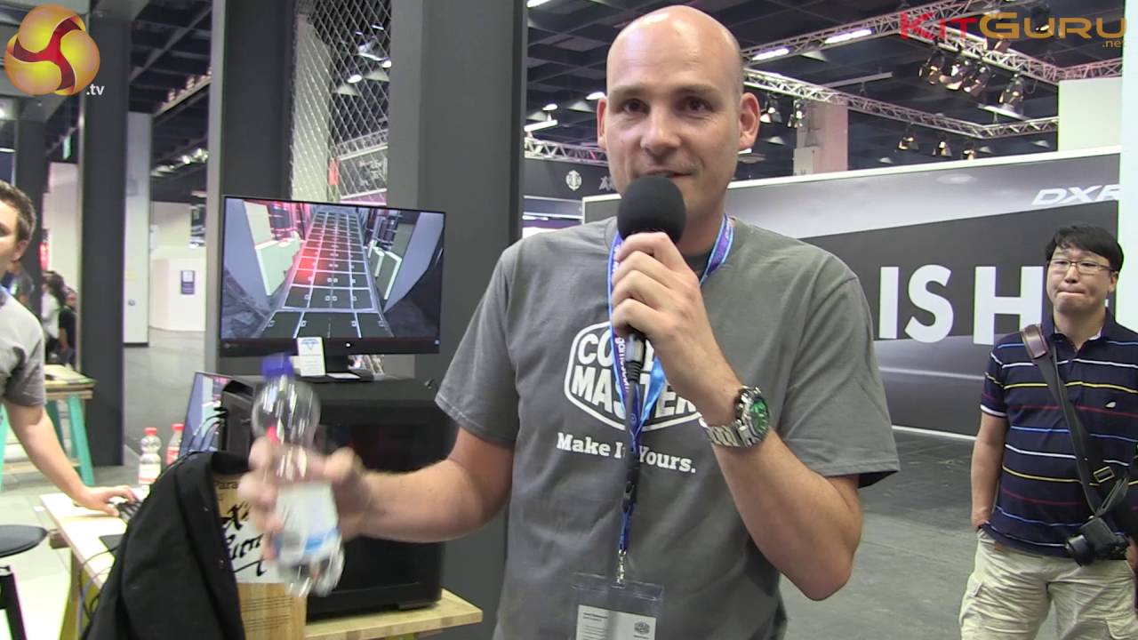 Cooler Master build for power and VR experience Gamescom
