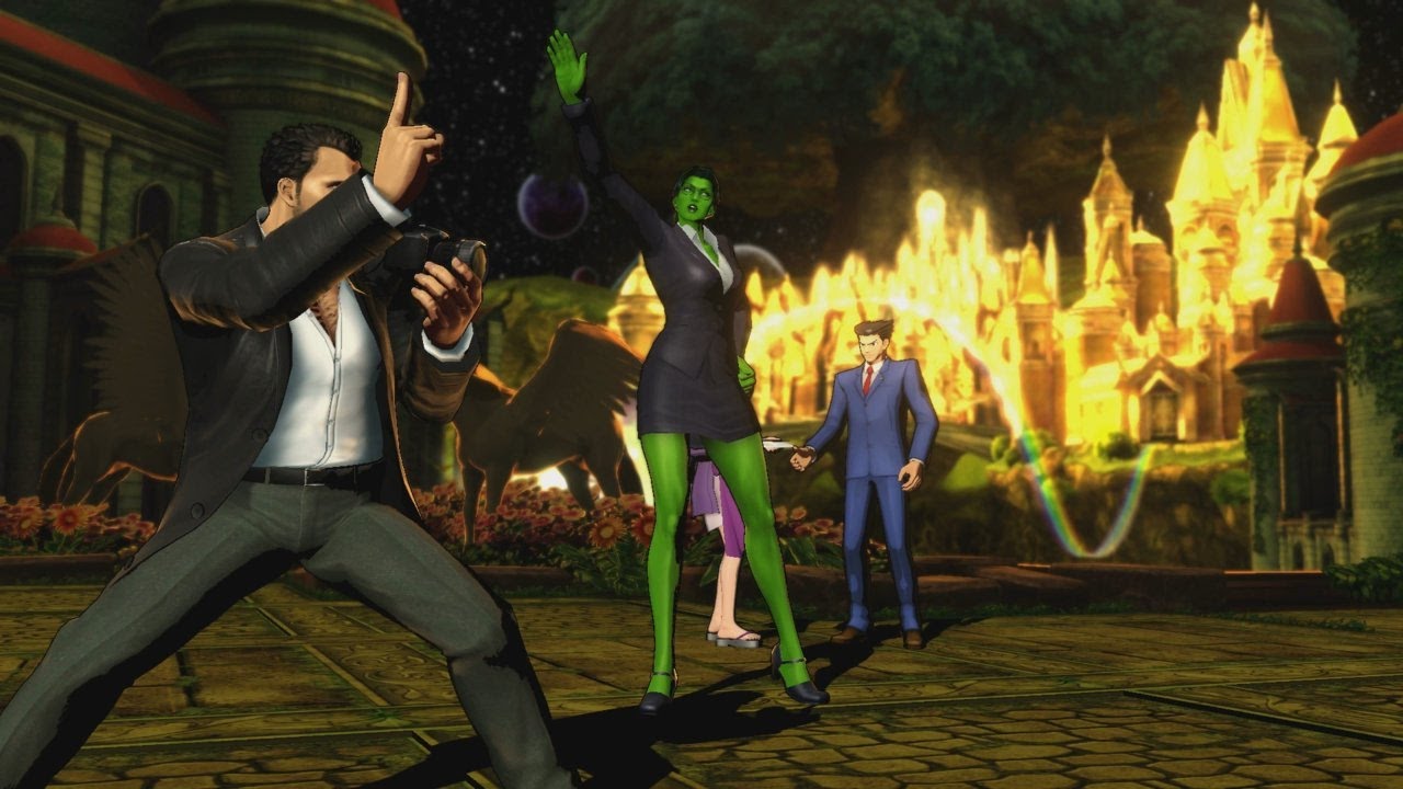 UMVC3 Playthrough - She Hulk, Frank West, Phoenix Wright