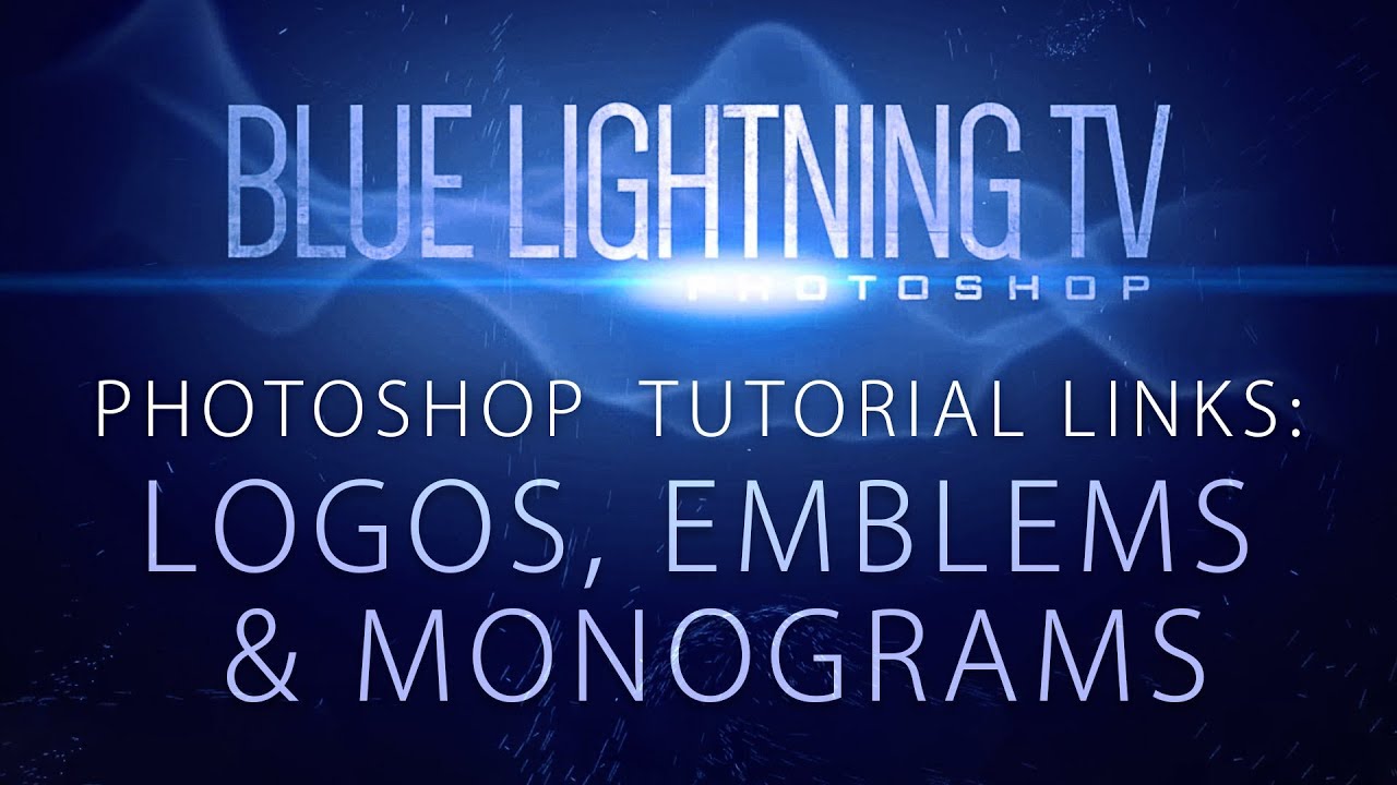 Logos, Emblems and Monograms: Photoshop Tutorial Links from Blue ...