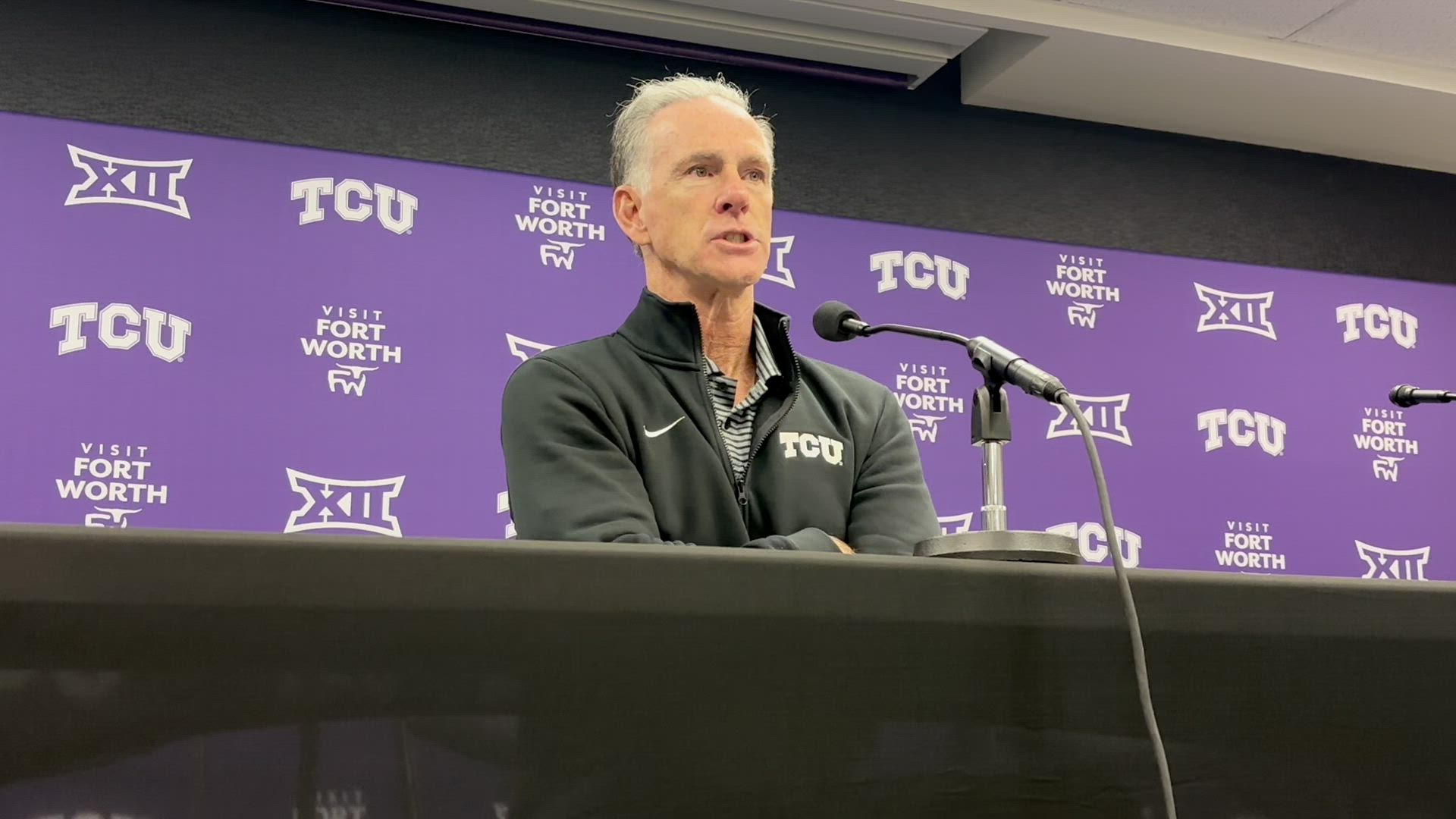 Jamie Dixon Talks TCU Loss To Michigan