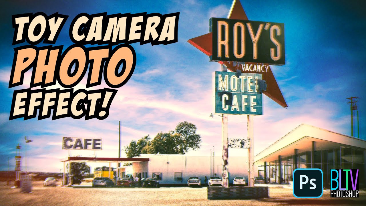 Photoshop: Toy camera photo effect!